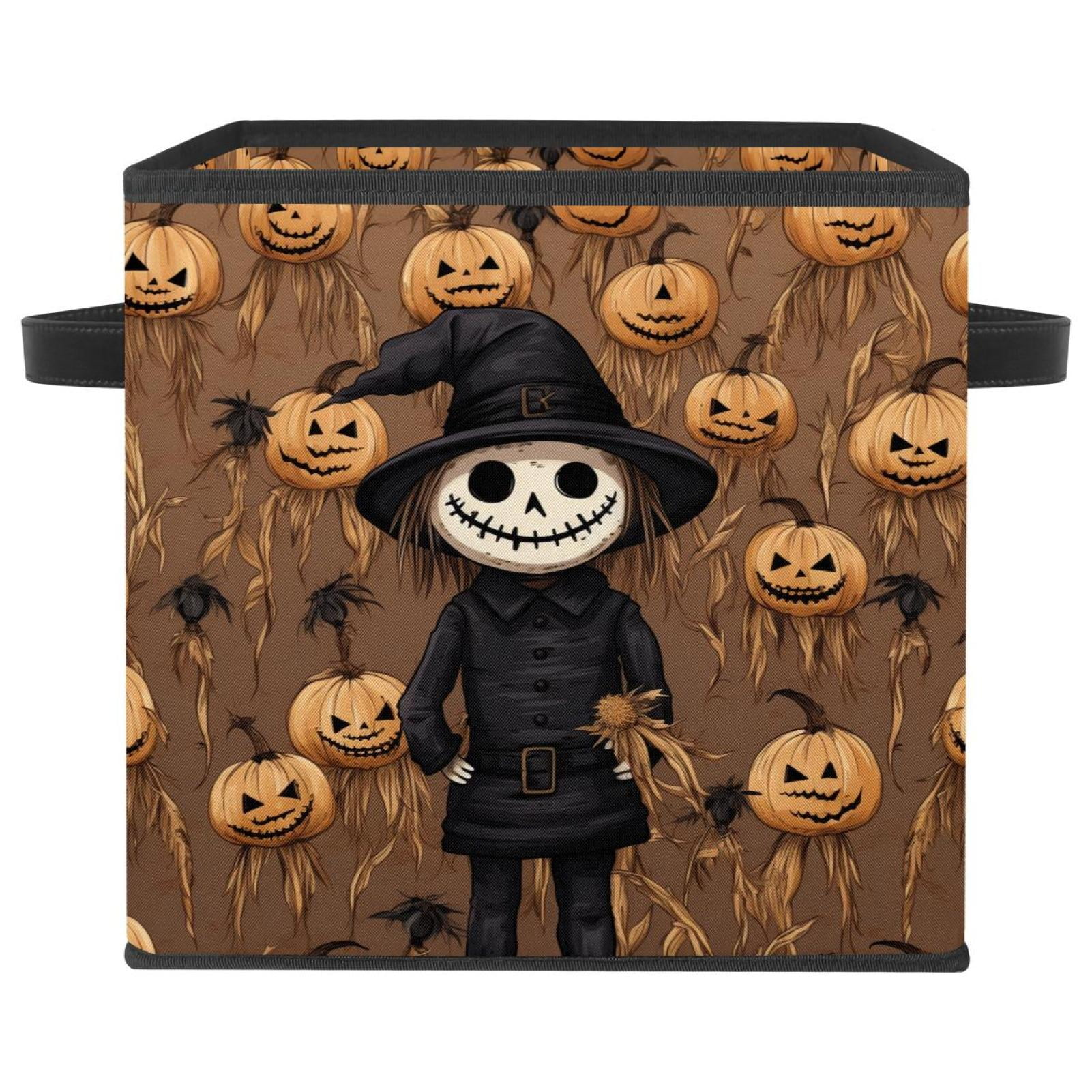 Halloween Scarecrow I Storage Bins, Extra Large Closet Storage Cube for ...