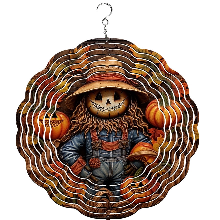 Halloween Scarecrow Wind Spinner, Garden Décor, Yard Décor, Porch Decor ...