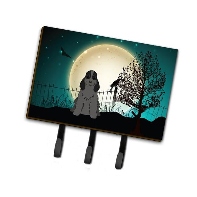 Halloween Scary Cocker Spaniel Black Leash or Key Holder - Walmart.com