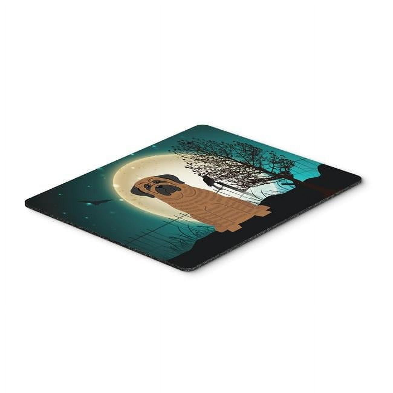 Halloween Scary Mastiff Brindle Mouse Pad, Hot Pad or Trivet - Walmart.com