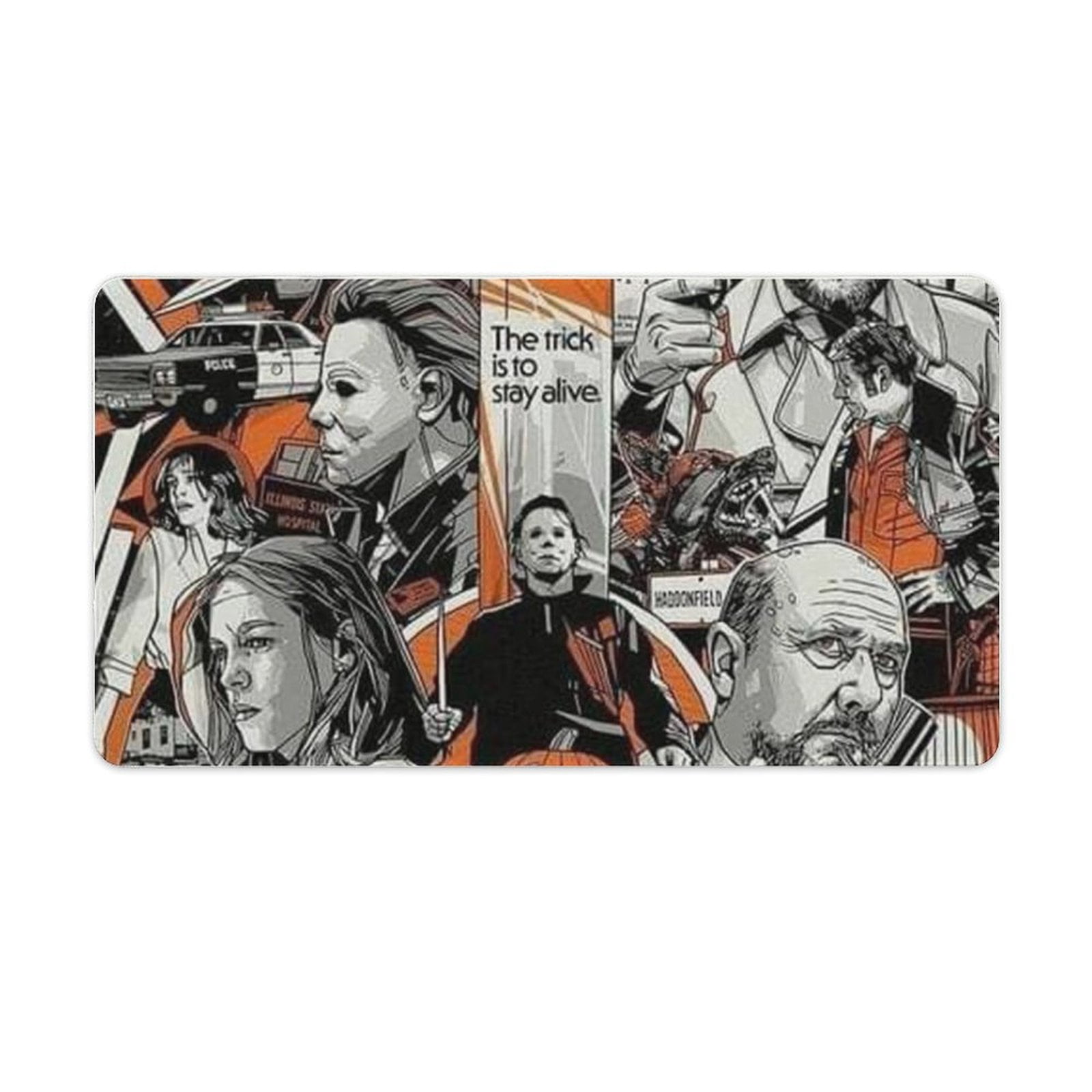 Halloween Scary Michael Myers Extended Gaming Mouse Pad No-sliped Large ...