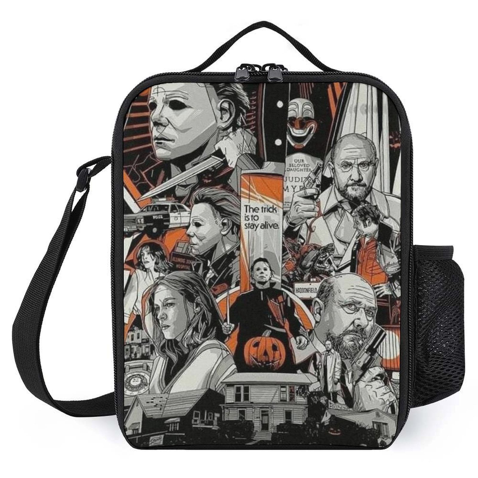 Halloween Scary Michael Myers Lunch Bag Portable Thermal Insulation And ...