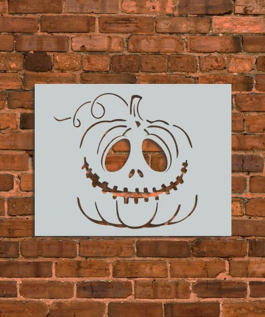 Halloween Scary Pumpkin Stencil - Walmart.com