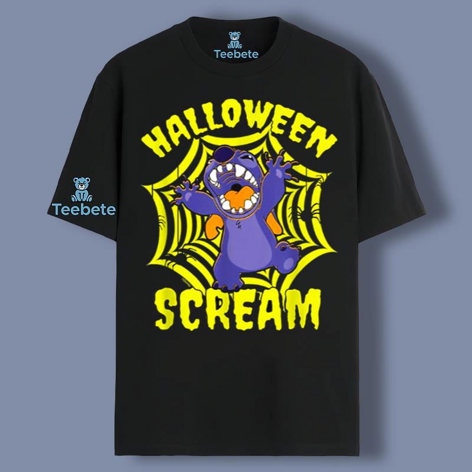Halloween Scream Stitch Angry Shirt Men Women - Walmart.com