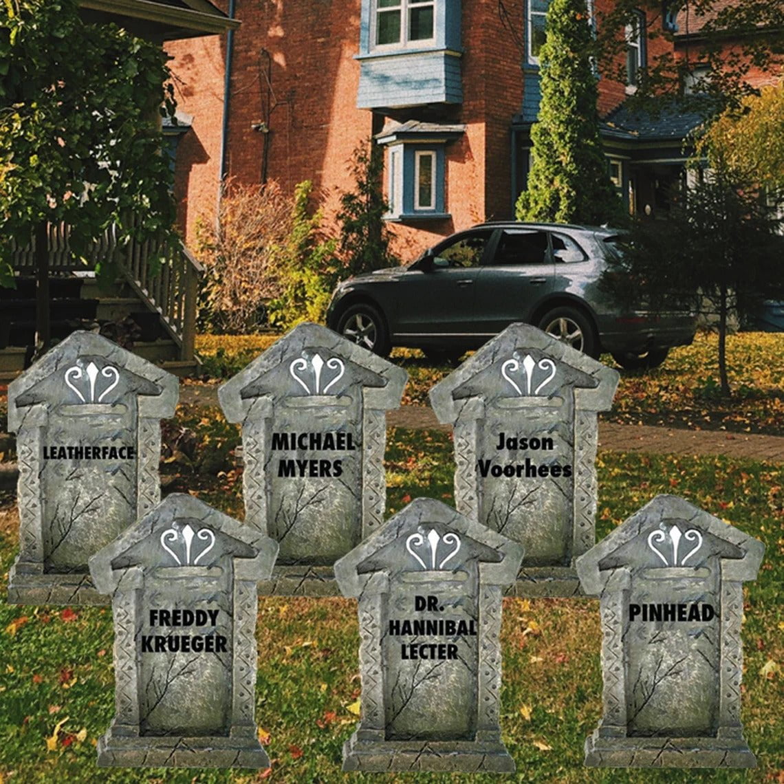 Halloween Serial Killer Tombstones Yard Card - Walmart.com