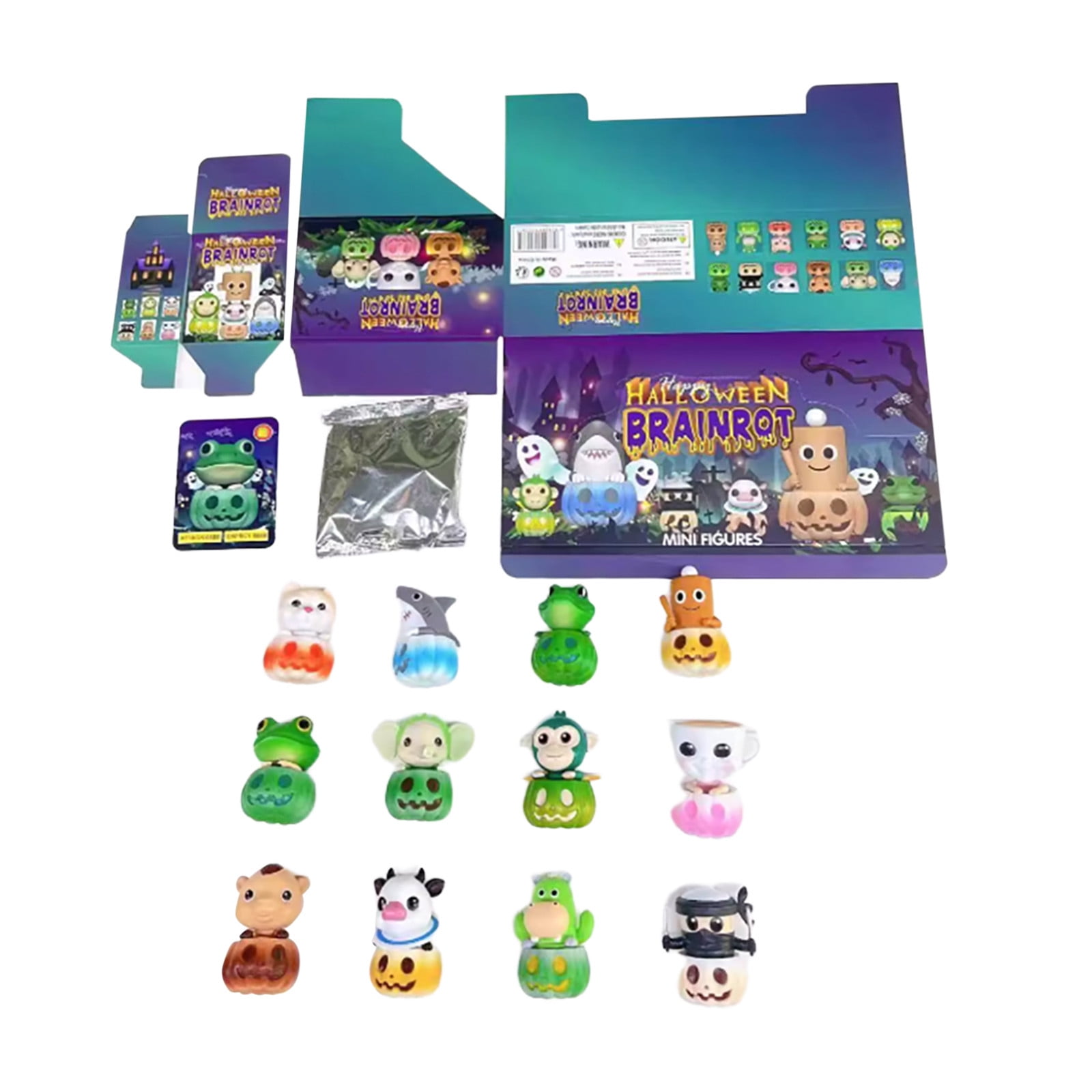 Halloween Shanhaijing Blind Box – 12 pcs Surprise Desktop Figurines for ...