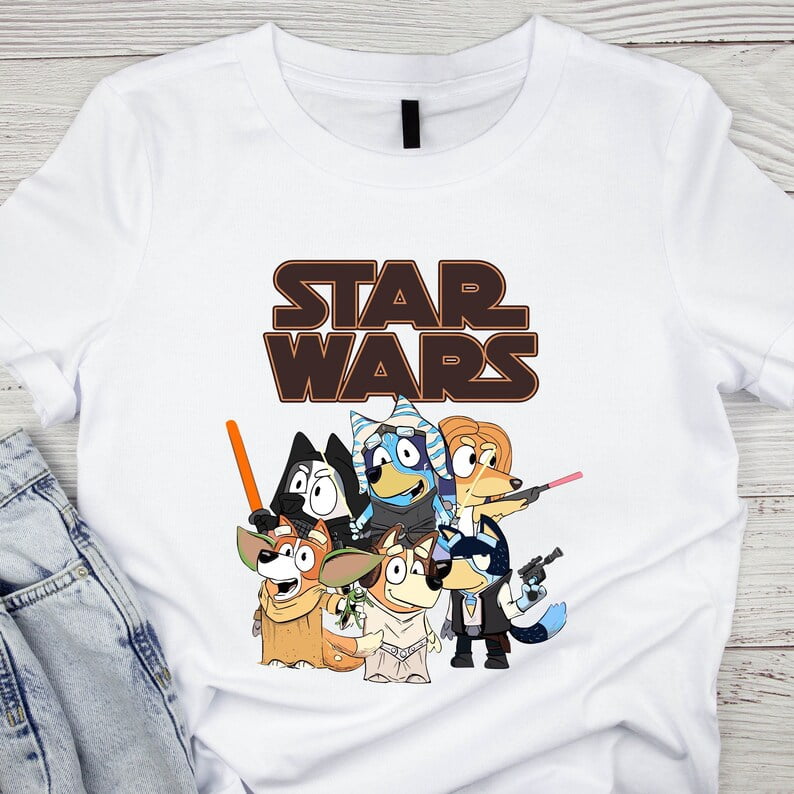 Halloween Shirt | Bluey Star Wars Halloween | Star Wars Characters ...
