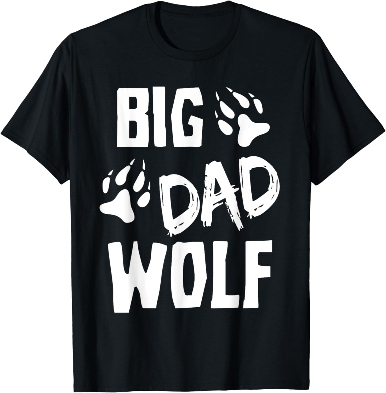 Halloween Shirt Dad Men Funny Costume Daddy Big Dad Wolf T-Shirt ...