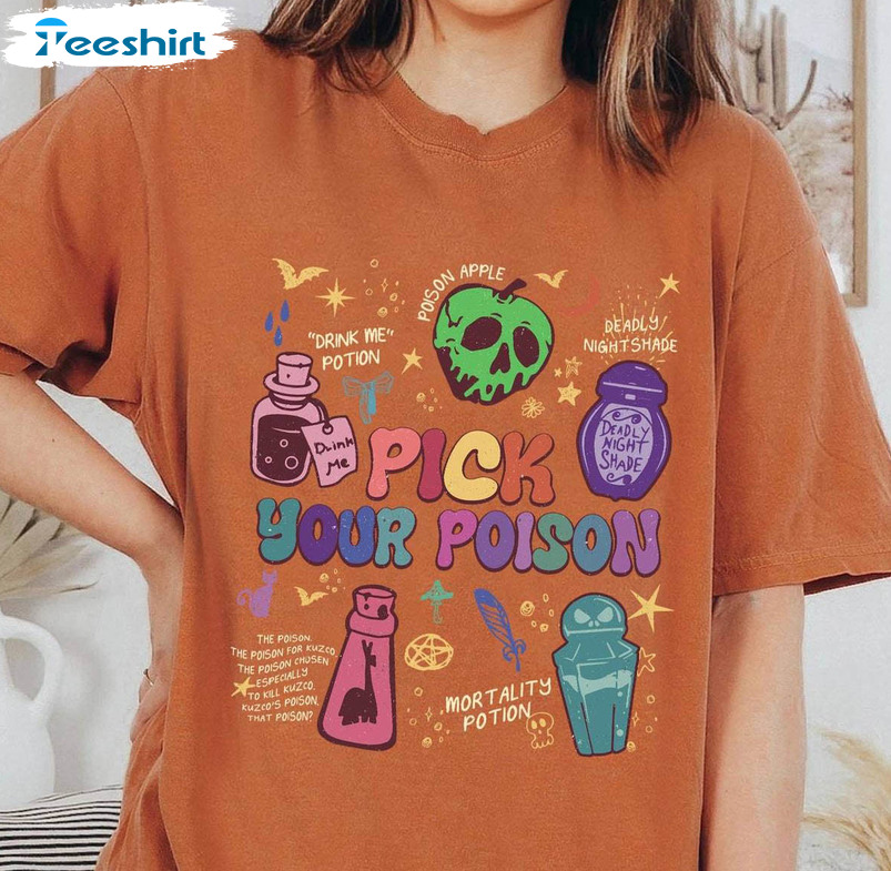 Halloween Shirt For Your Poison Theme Shirt, Size L, Tee As Picture New ...