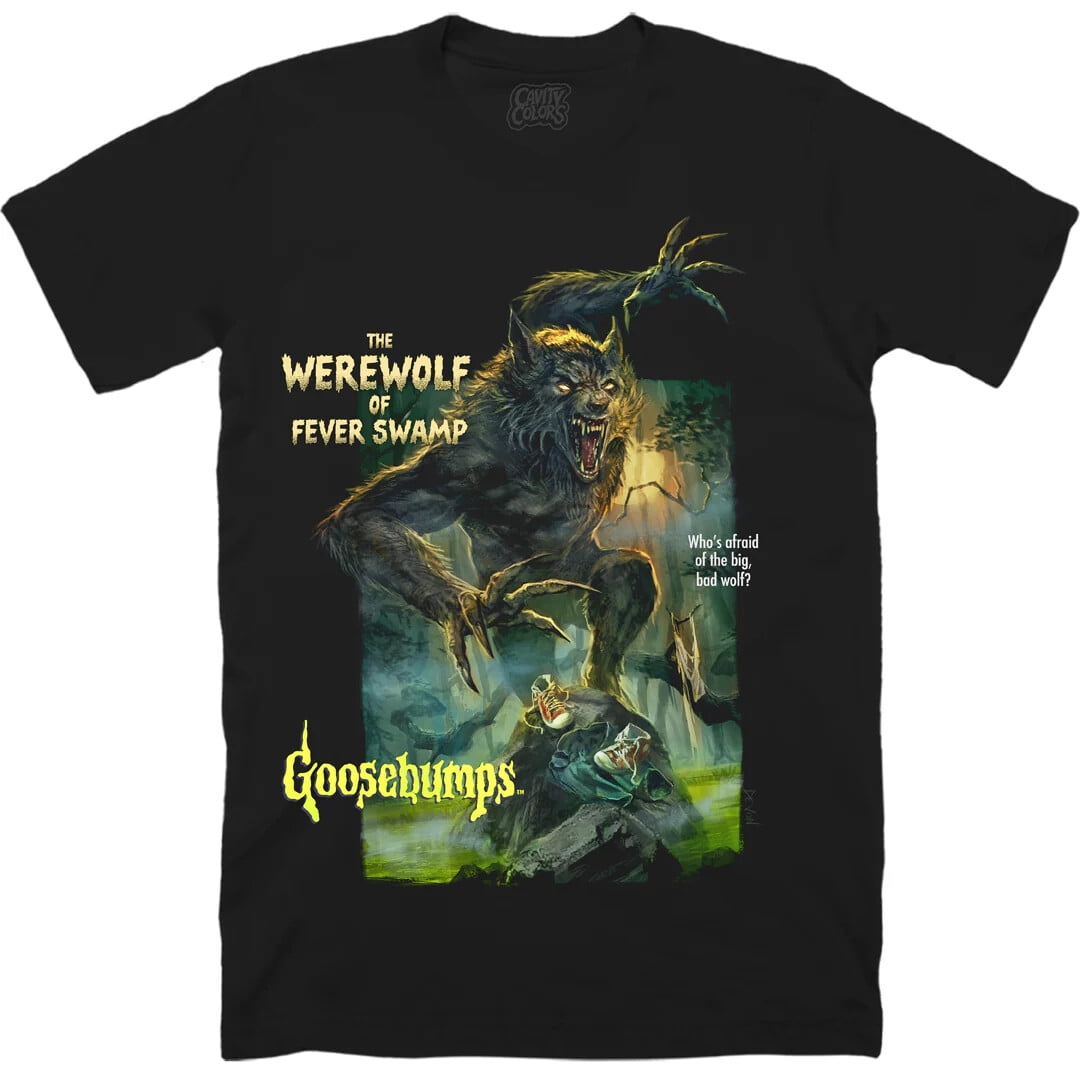 Halloween Shirt, GOOSEBUMPS: THE WEREWOLF OF FEVER SWAMP - T-SHIRT S ...