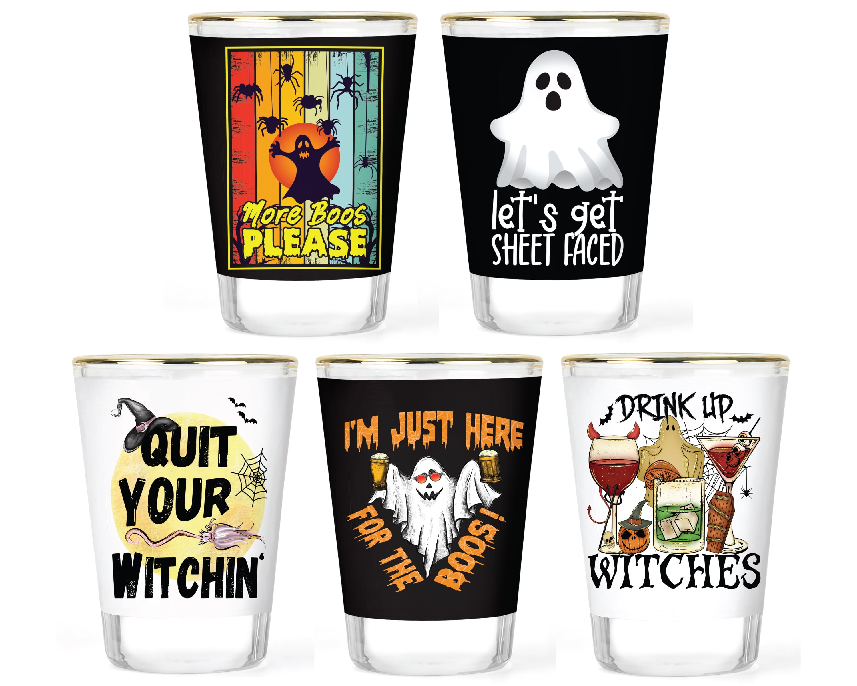 Halloween Shot Glass Set | Halloween Party Favors | Halloween Party ...