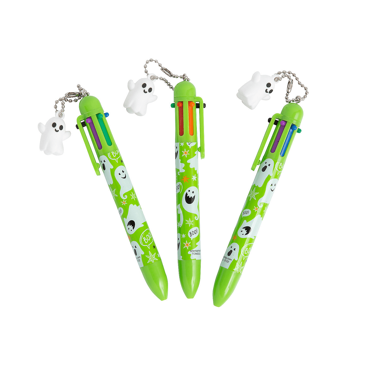 Halloween Shuttle Pen with Ghost Charm - 12 Pieces - Walmart.com