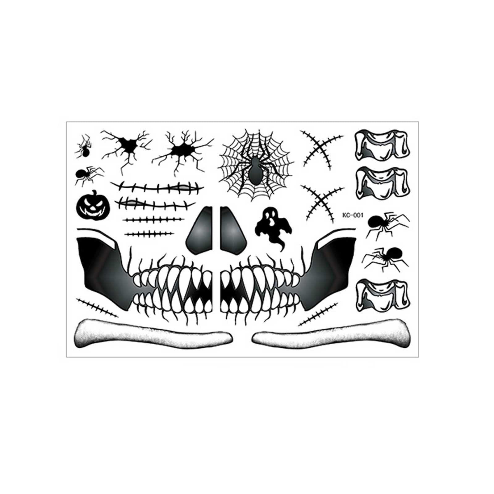 Halloween Simulation Fake Wound Stickers Ideal for Halloween Makeovers ...