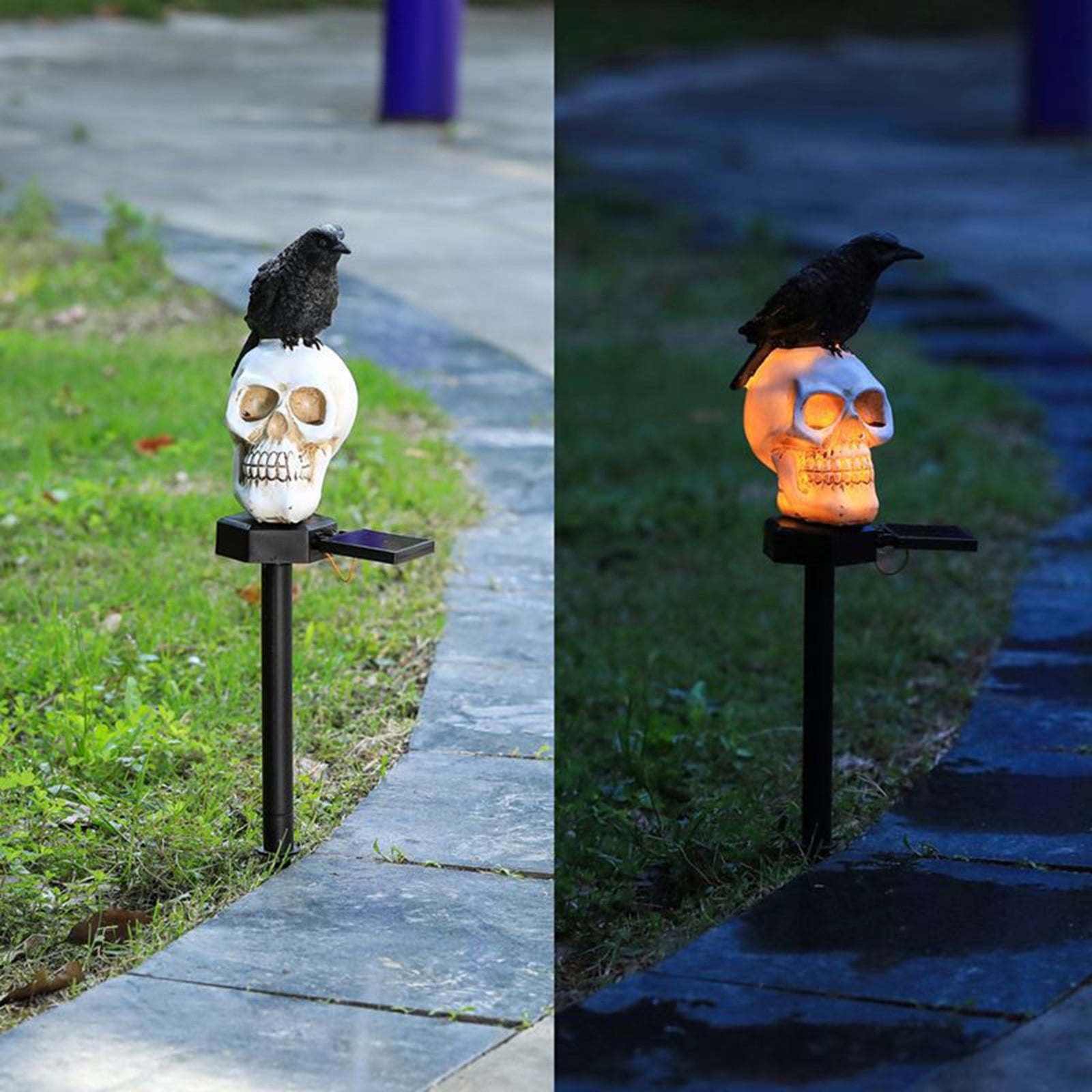 Skeleton Animal Solar Ground Insert Light Outdoor Resin Solar Light for ...