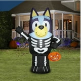 Halloween Skeleton Bluey Yard Inflatable, 5', by Airblown Inflatables ...