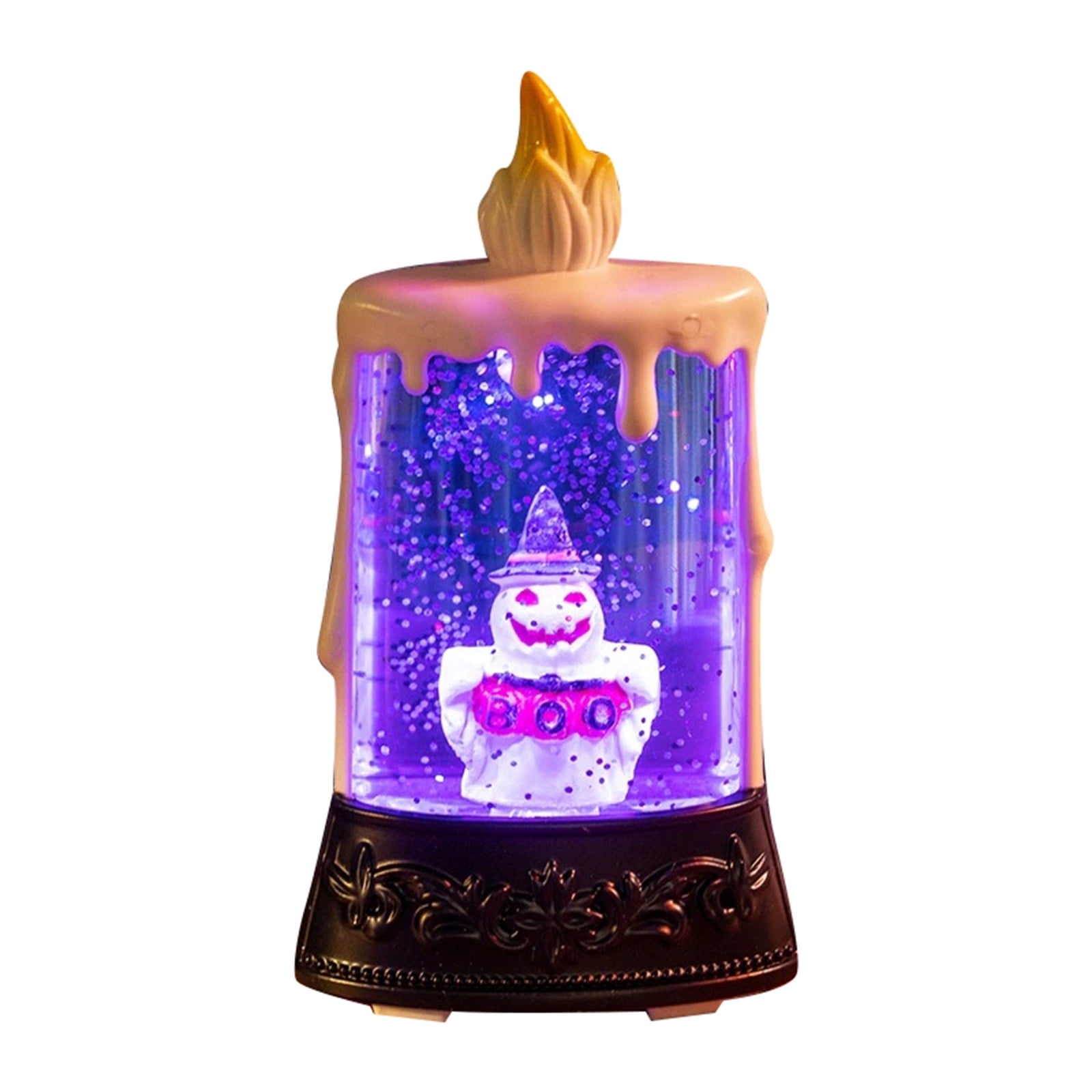 Halloween Skeleton Candle Light Flameless LED Tabletop Party ...