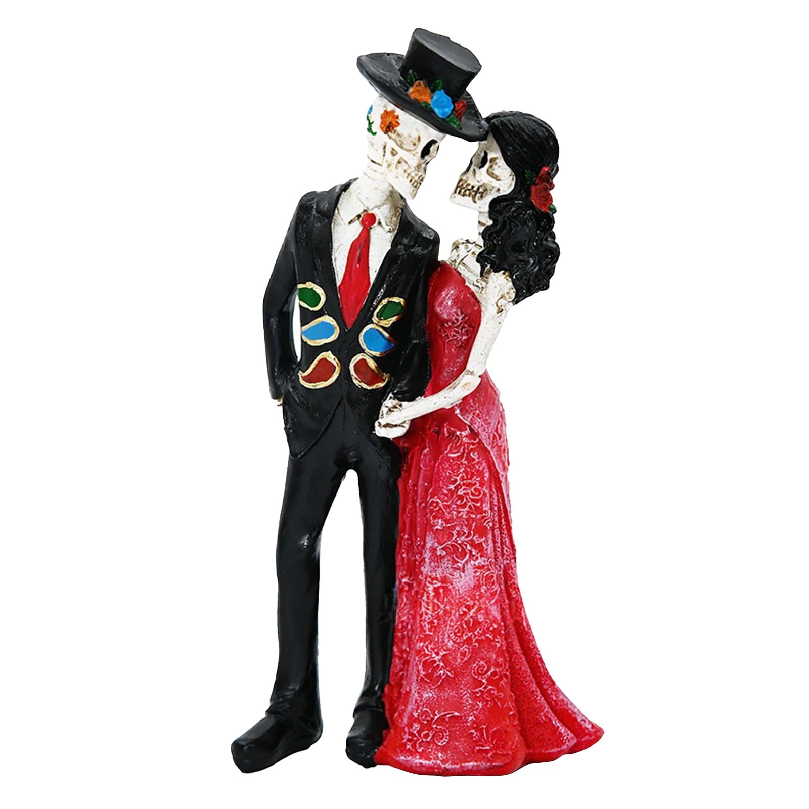 Halloween Skeleton Couple Desktop Ornament For Perfect For Parties And ...