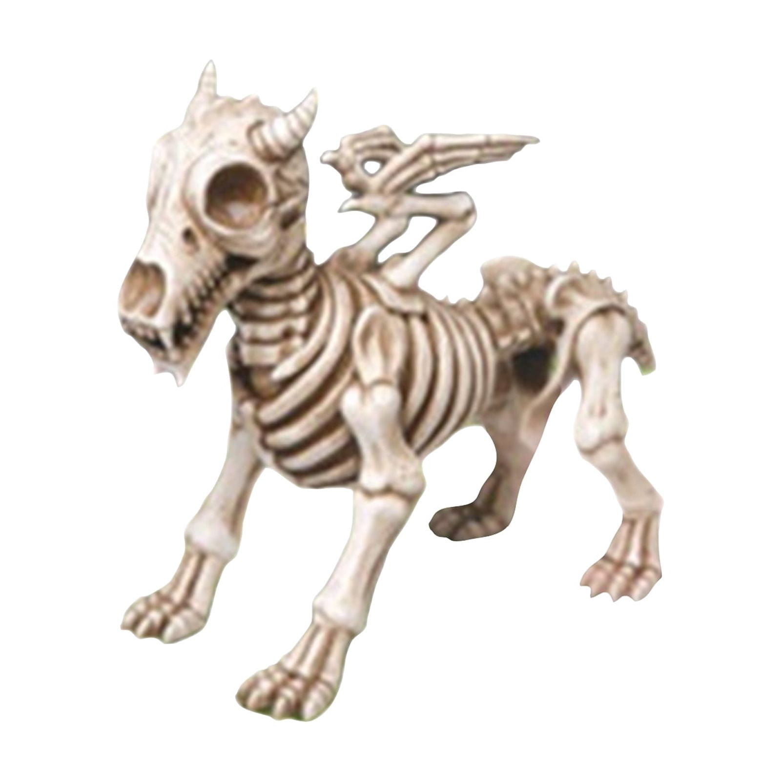 Halloween Skeleton Dog Statue Large 18" Spooky Garden Decor, Skeleton ...