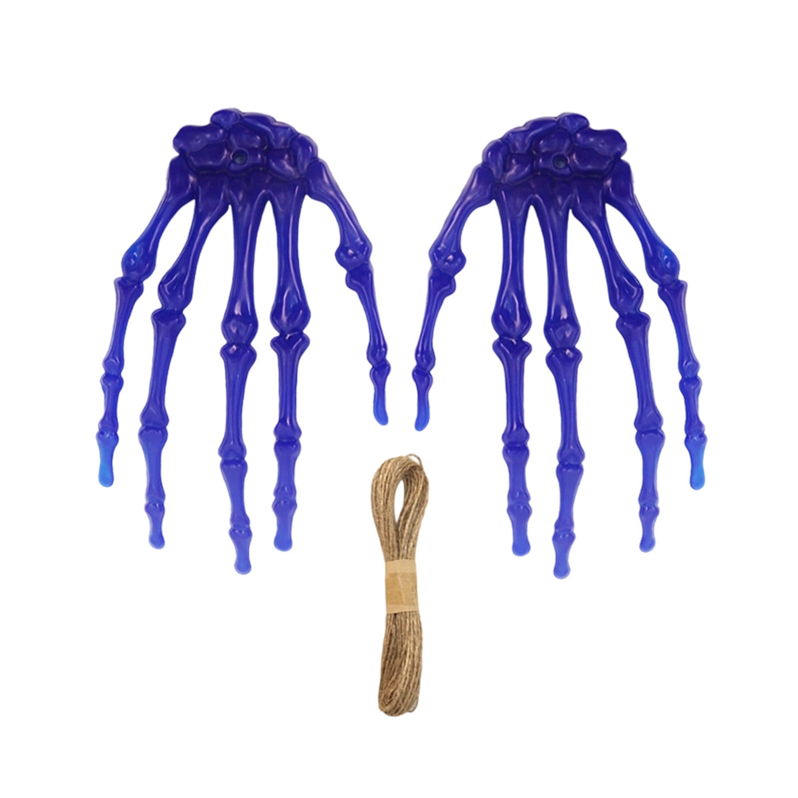 Halloween Skeleton Hand Garlands with Rope, Multiple Colors Plastic ...