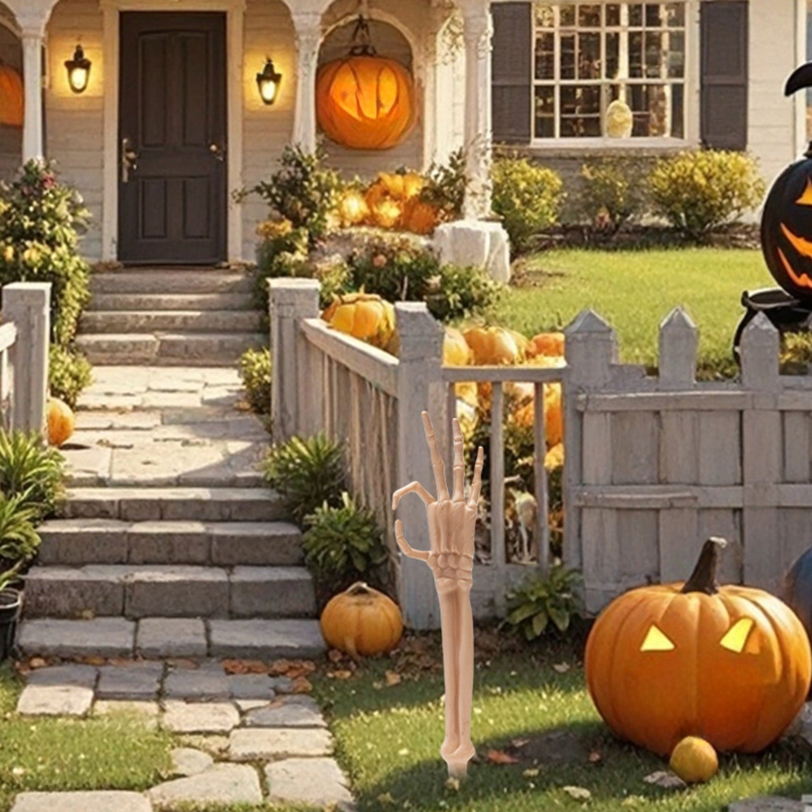 Halloween Skeleton Hand Ground Stake for Outdoor Parties - Scary Garden ...