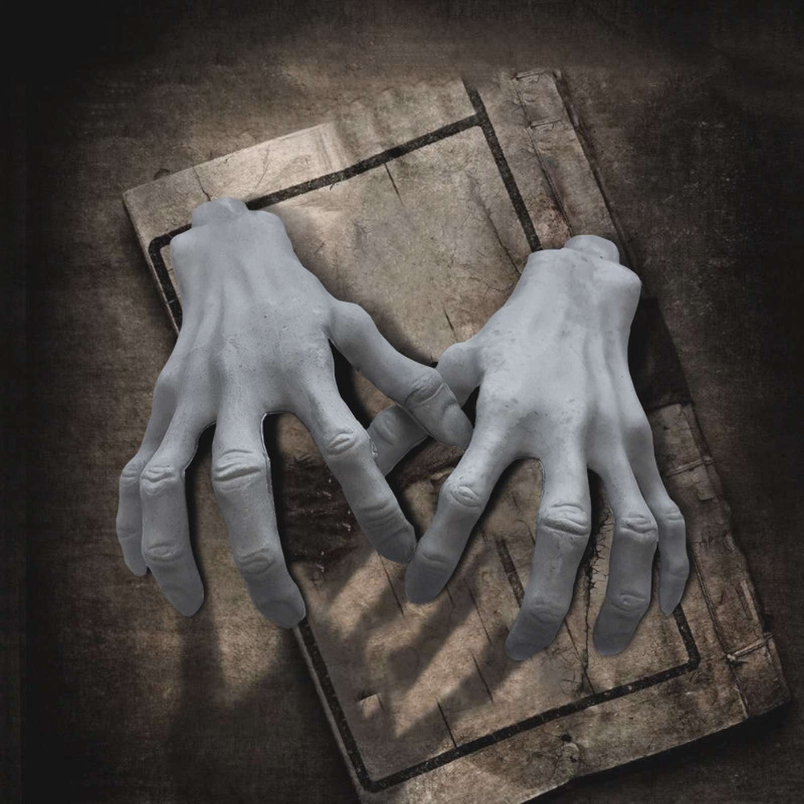 Halloween Skeleton Hands Pair Realistic Plastic Skeleton Hands For ...