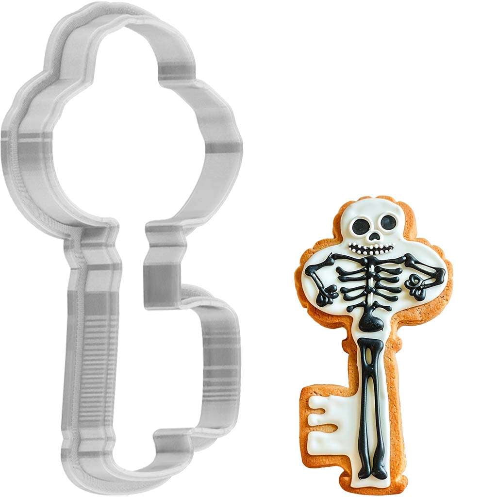 Halloween Skeleton Key Cookie Cutter 4 Inch Made in USA by WONDERTORY ...