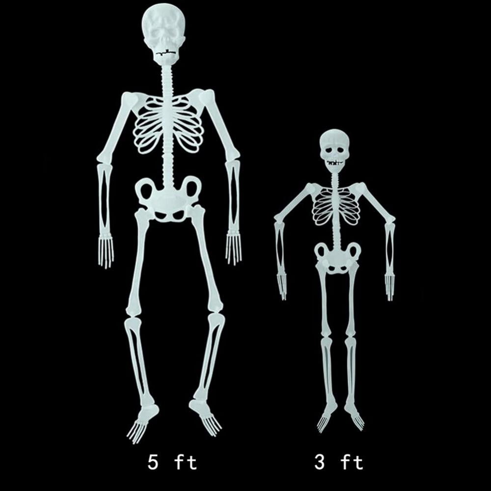 Halloween Skeleton Luminous Skeleton Halloween Party Outdoor Garden ...