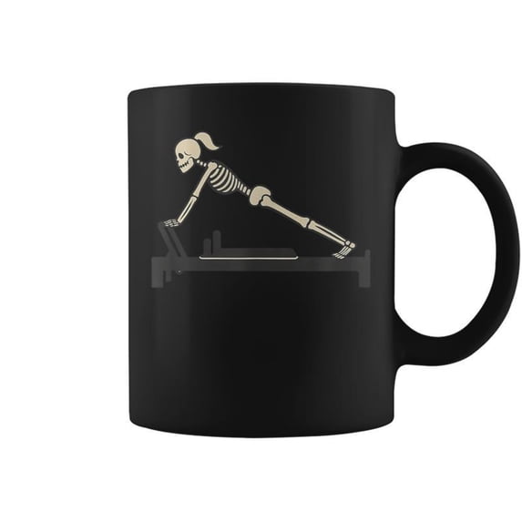 Halloween Skeleton Pilates Coffee Mugs - Walmart.com