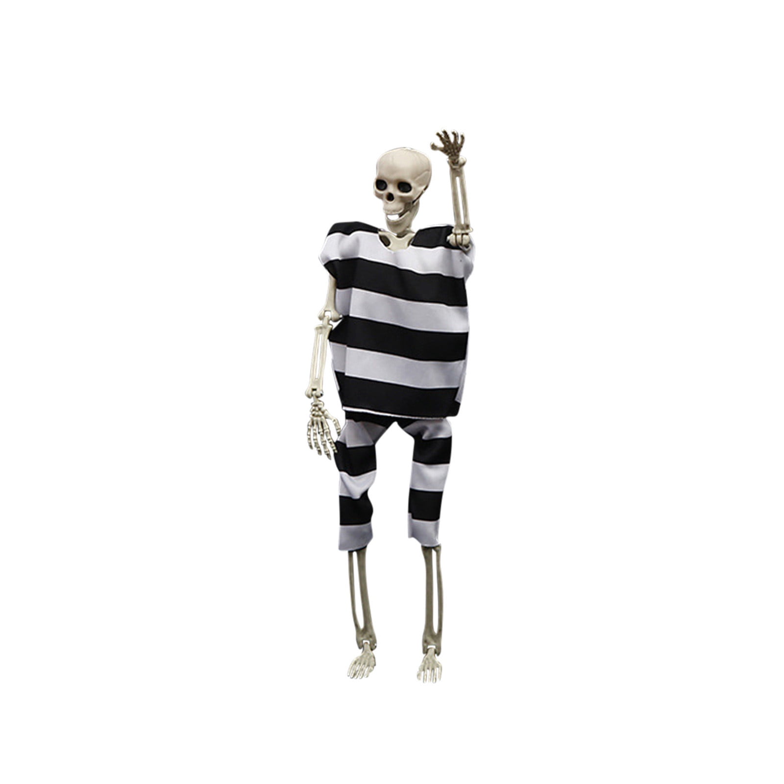 Halloween Skeleton Props Decorations,Scary Posable Bones,Animated ...