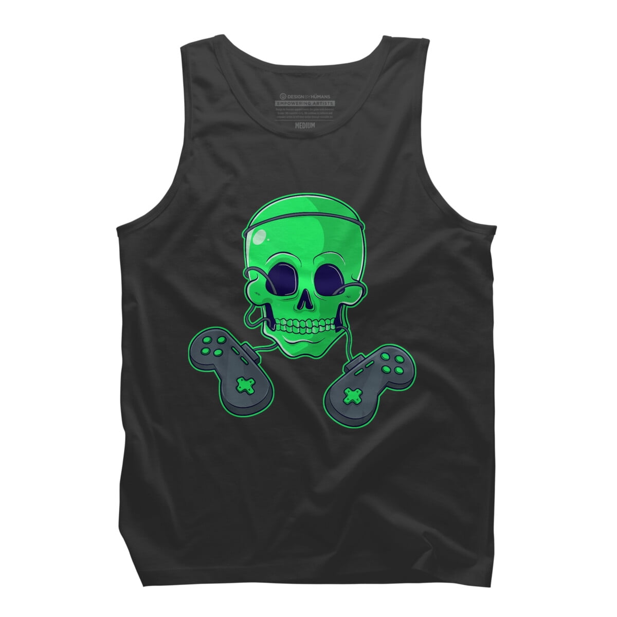 Halloween Skeleton Skull Crossbones Video Gamer Mens Charcoal Gray ...