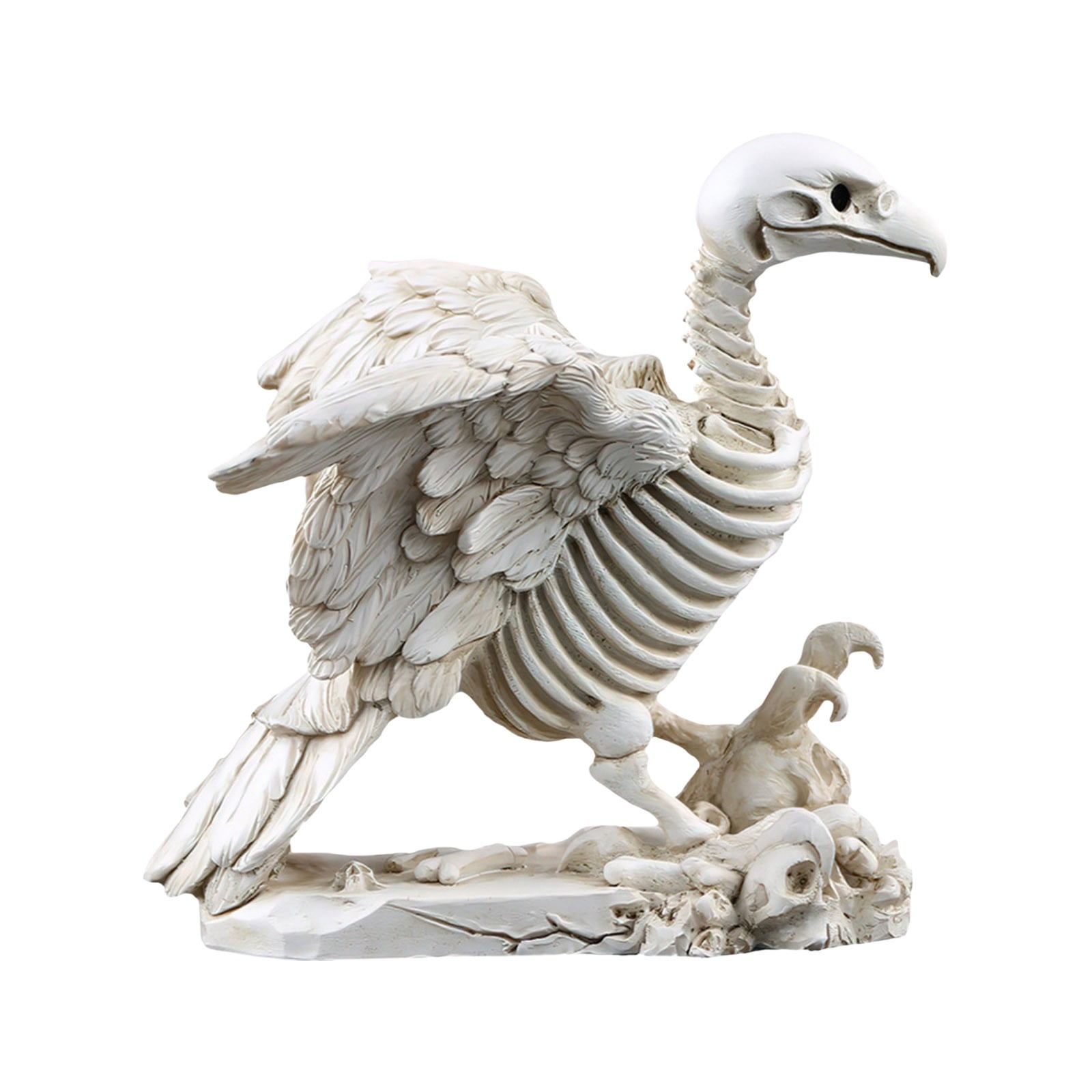 Halloween Skeleton Vulture Decorations Statue, Skeleton Animals Bones ...