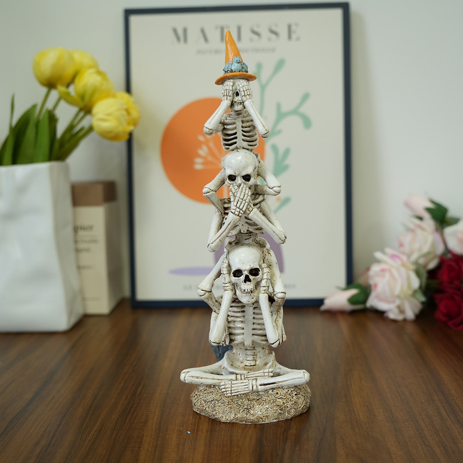 Halloween Skeletons Conjoined Skeleton Halloween Home Miniature ...
