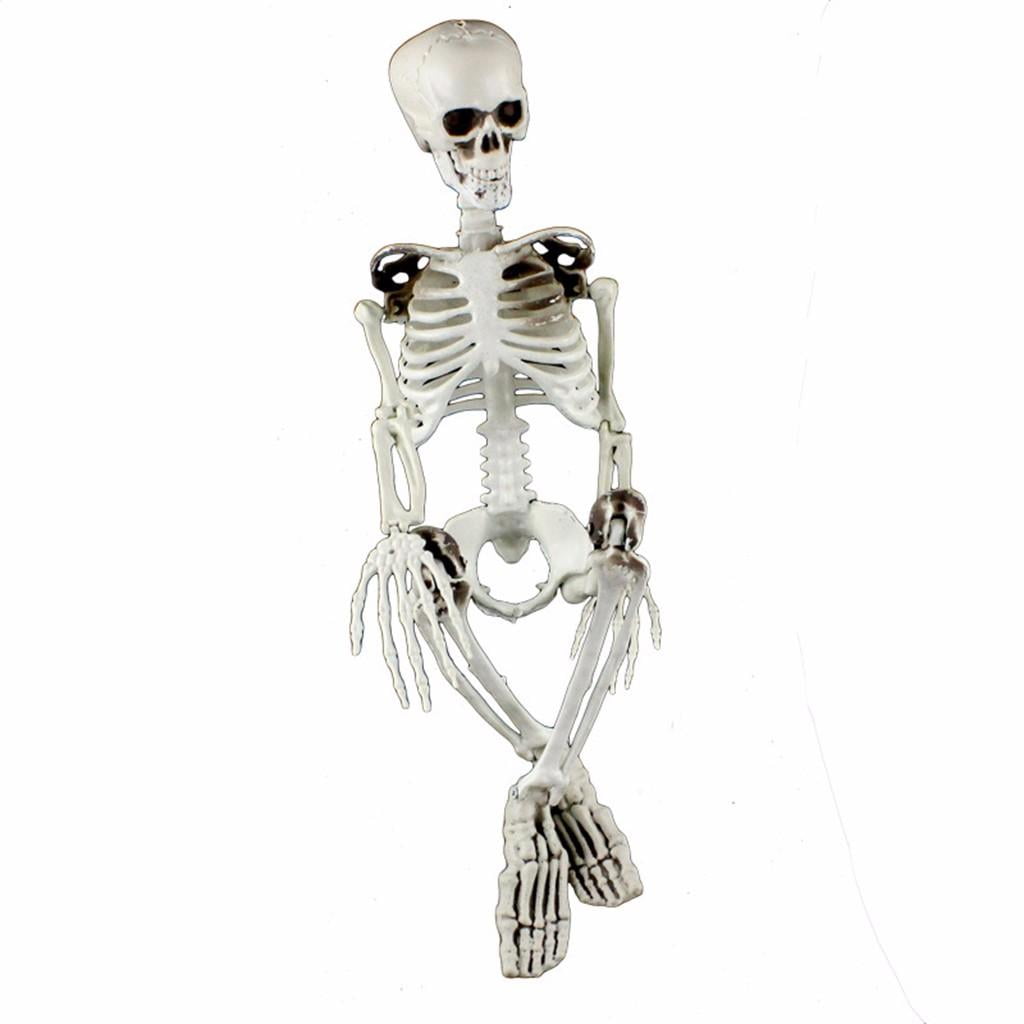 Halloween Skeletons Decor, Poseable Human Skeleton for Outdoor/Indoor ...