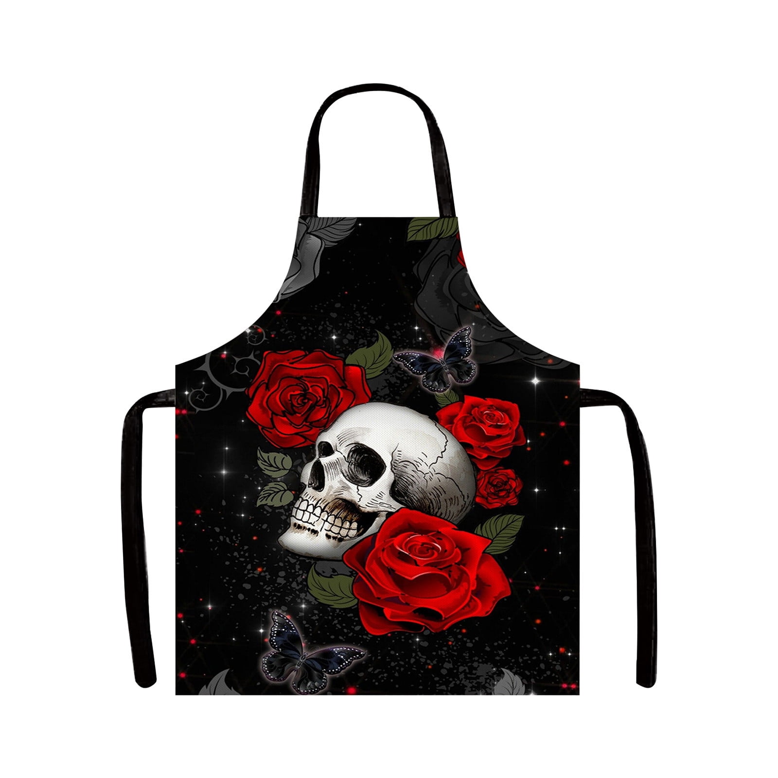 Halloween Skull Apron - Festive and Fun Kitchen Decor with Skull Design ...