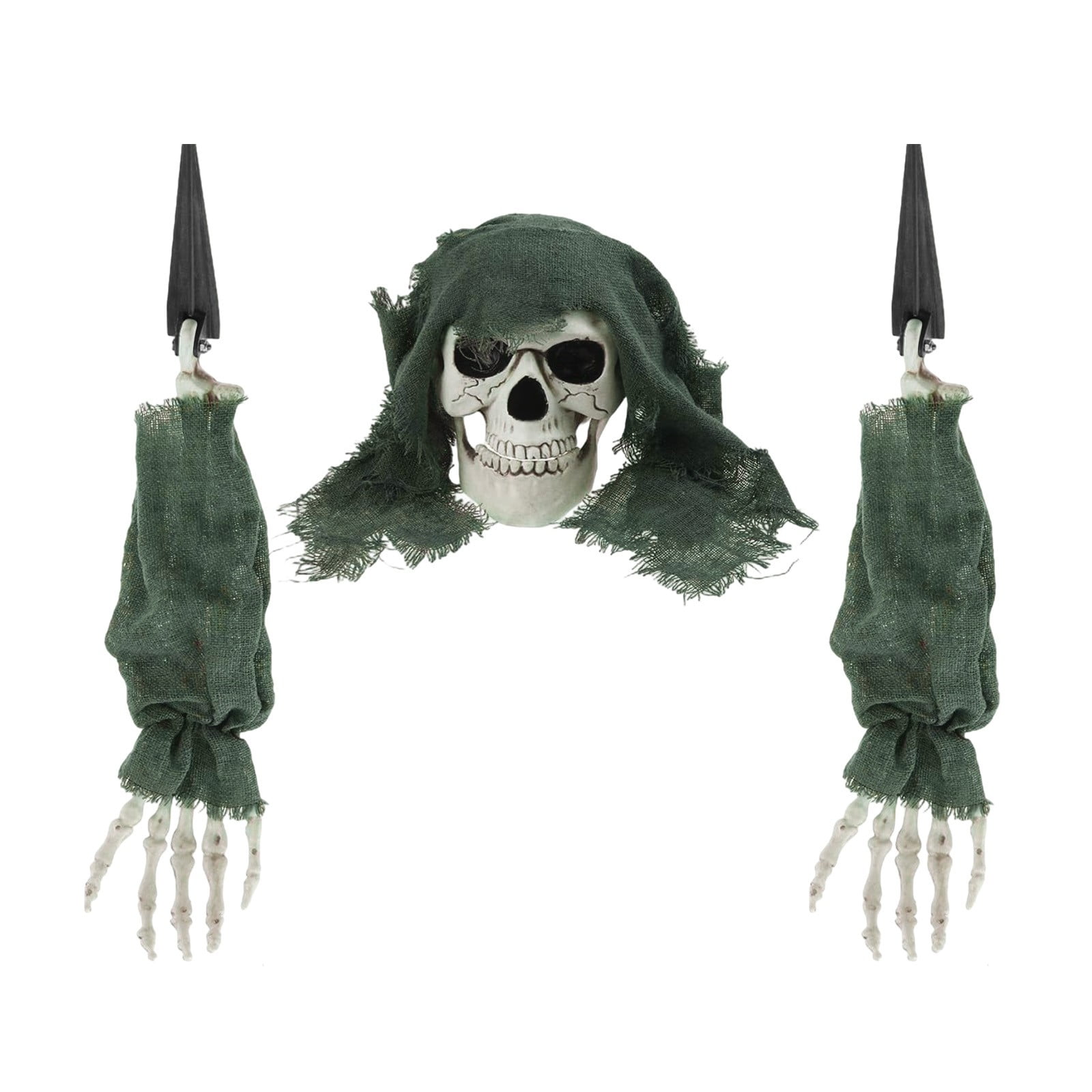 Halloween Skull Decorations with Skeleton Arms - Realistic Halloween ...