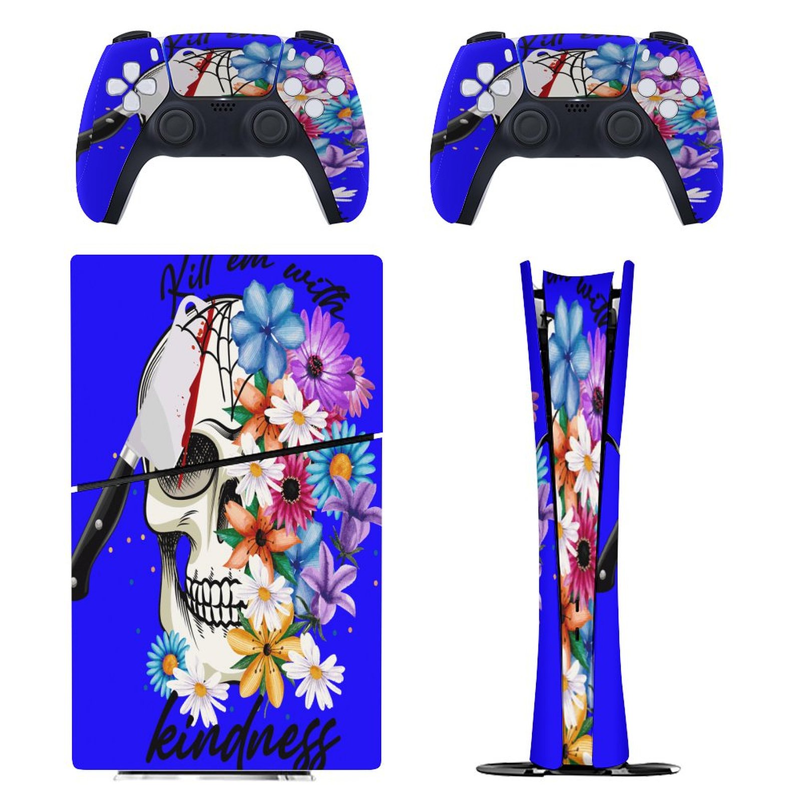 Halloween, Skull PS5/PS5 Slim Digital Disc Skin Sticker For Console And ...