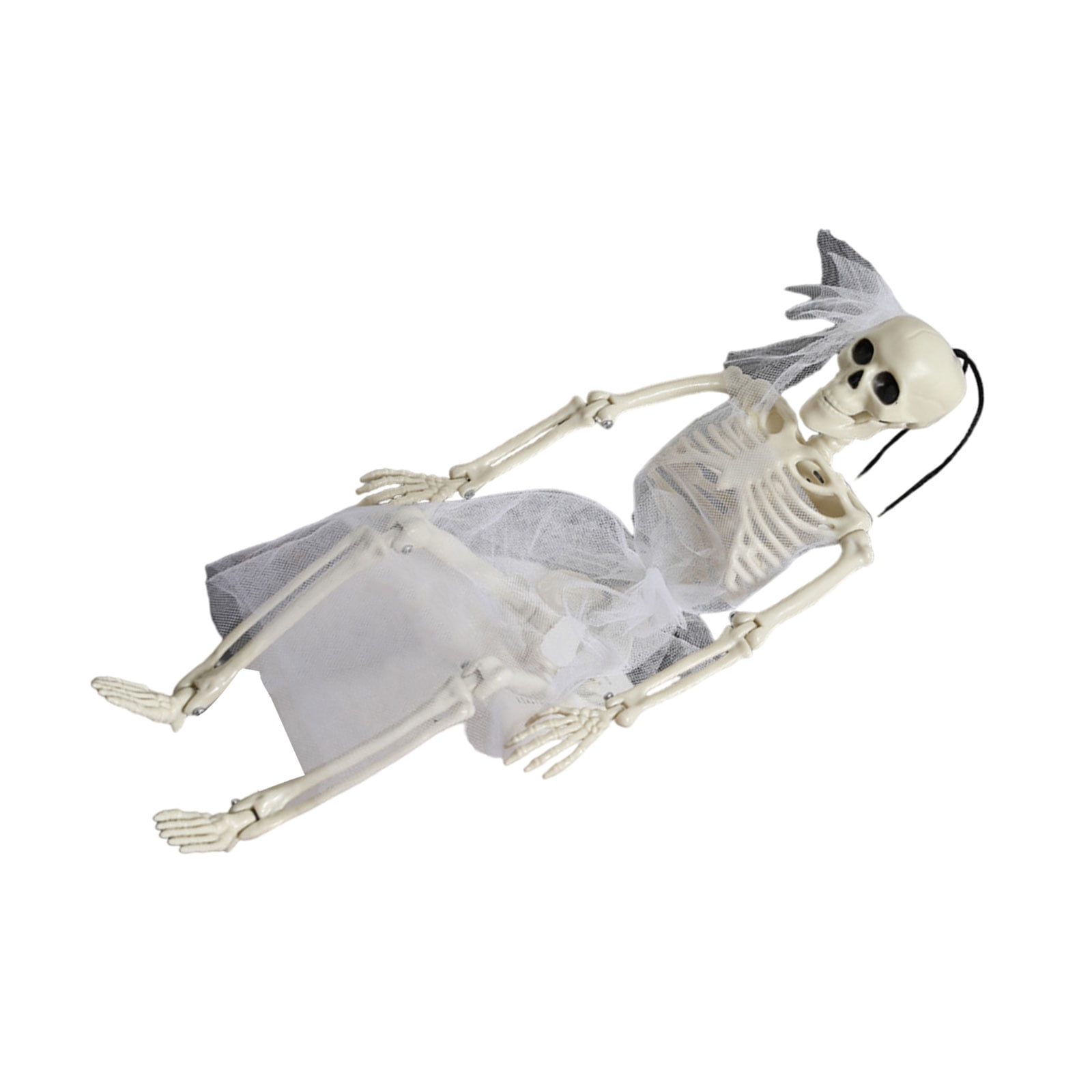 Halloween Skull Props Eerie House Decoration Realistic Skeleton Shaped ...