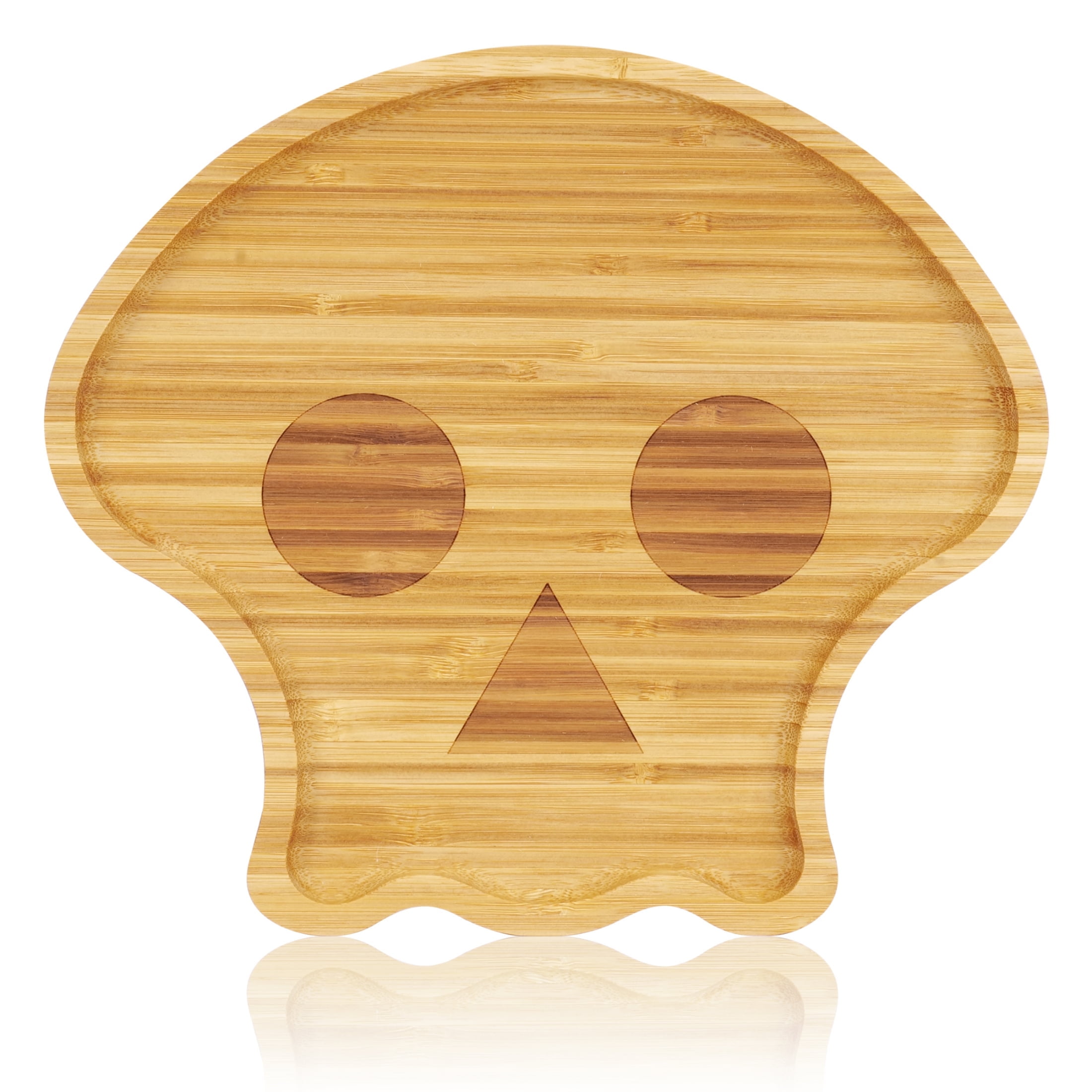 Halloween Skull Shaped Bamboo Tray – Creative Serving Platter ...