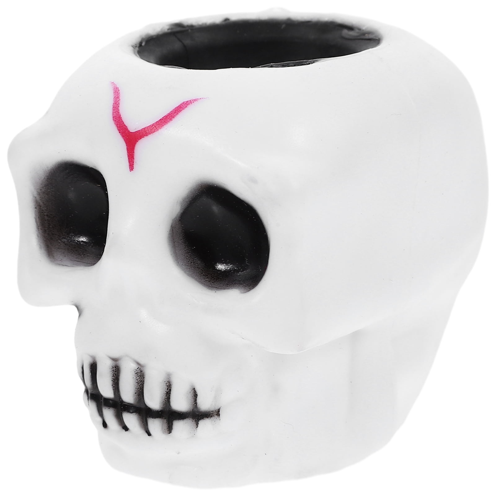 Halloween Skull Squeeze Toy Funny Skull Head Squeeze Bat Toy Stress ...