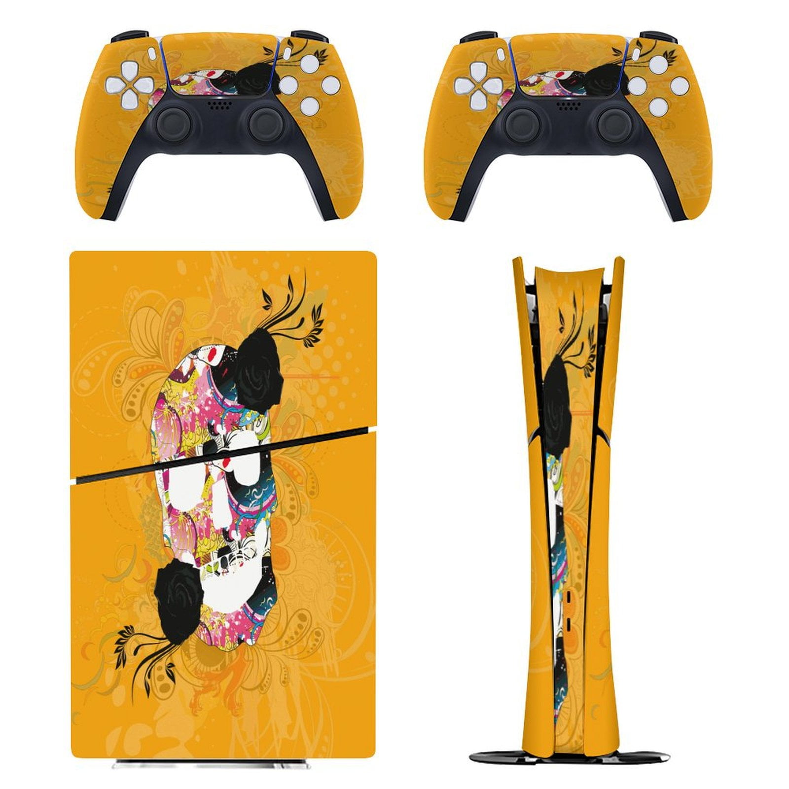 Halloween, Skull, Undead, Gothic PS5/PS5 Slim Digital Disc Skin Sticker ...
