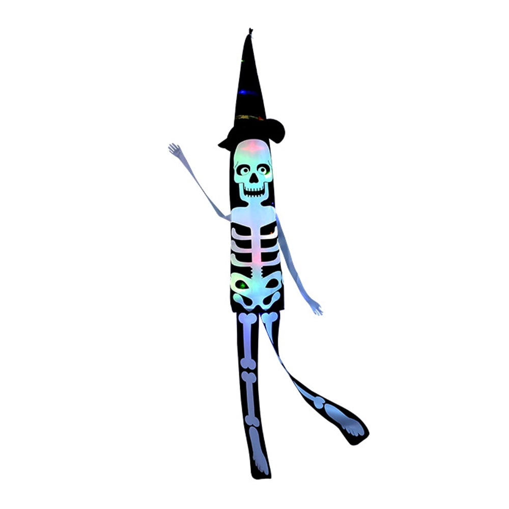 Halloween Skull Windsock Decoration, Halloween Decorative Lights Skull ...