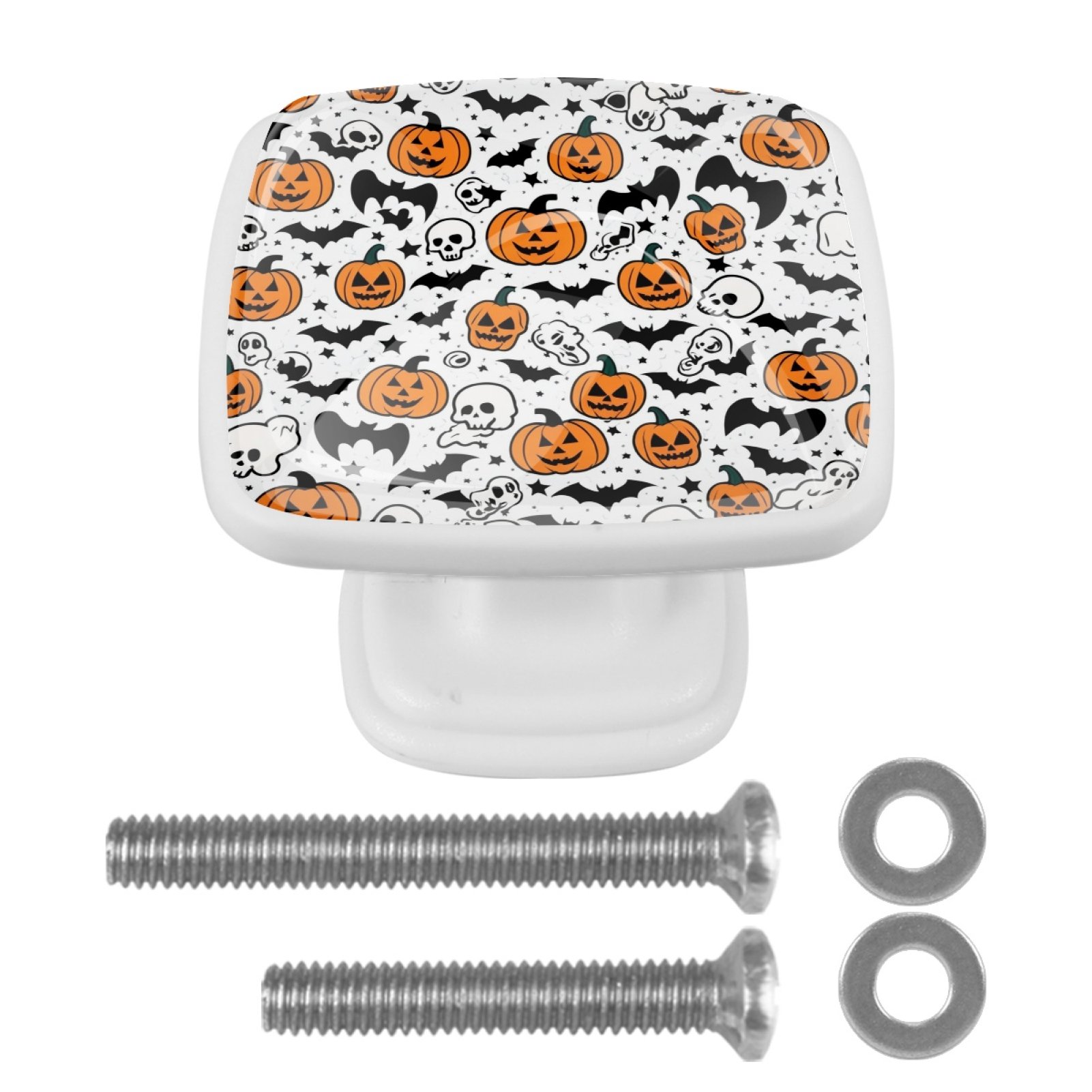 Halloween Skulls Bat Pumpkin Cabinets Door and Drawers Knobs Pulls ...