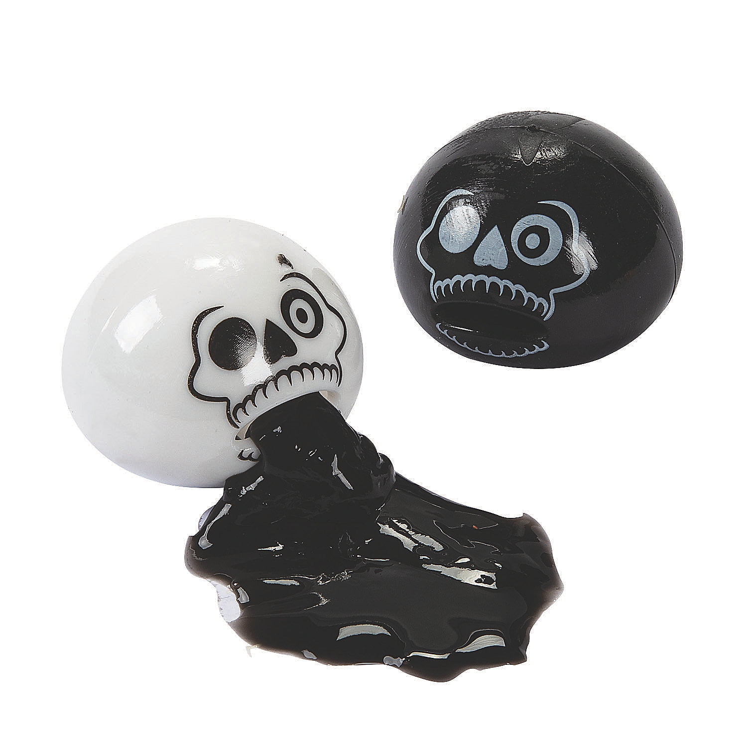 Halloween Slime Sucker Skulls - Party Favors - 12 Pieces - Walmart.com