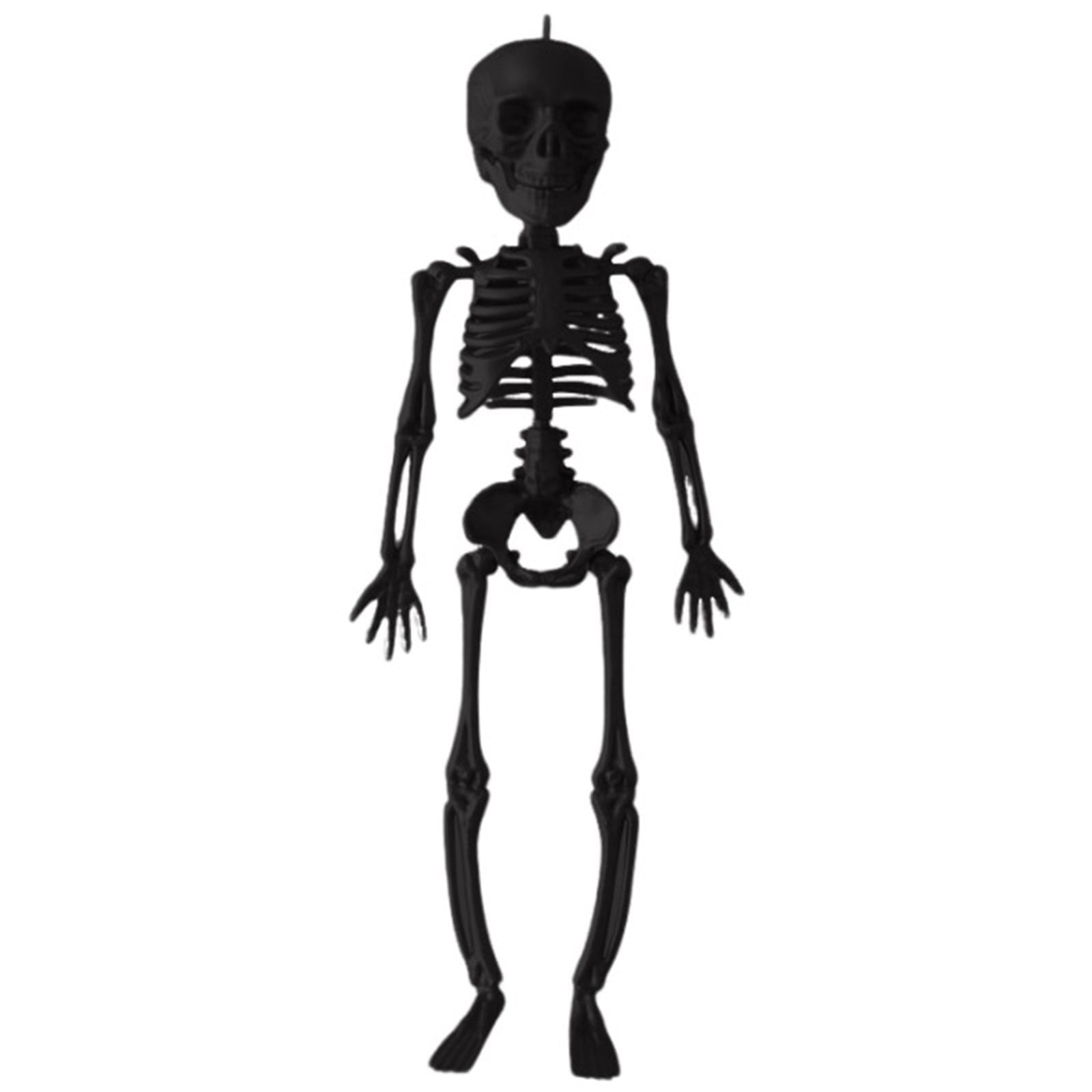 Halloween Small Skeletons Decorations, 11.4" Full Body Posable Small ...