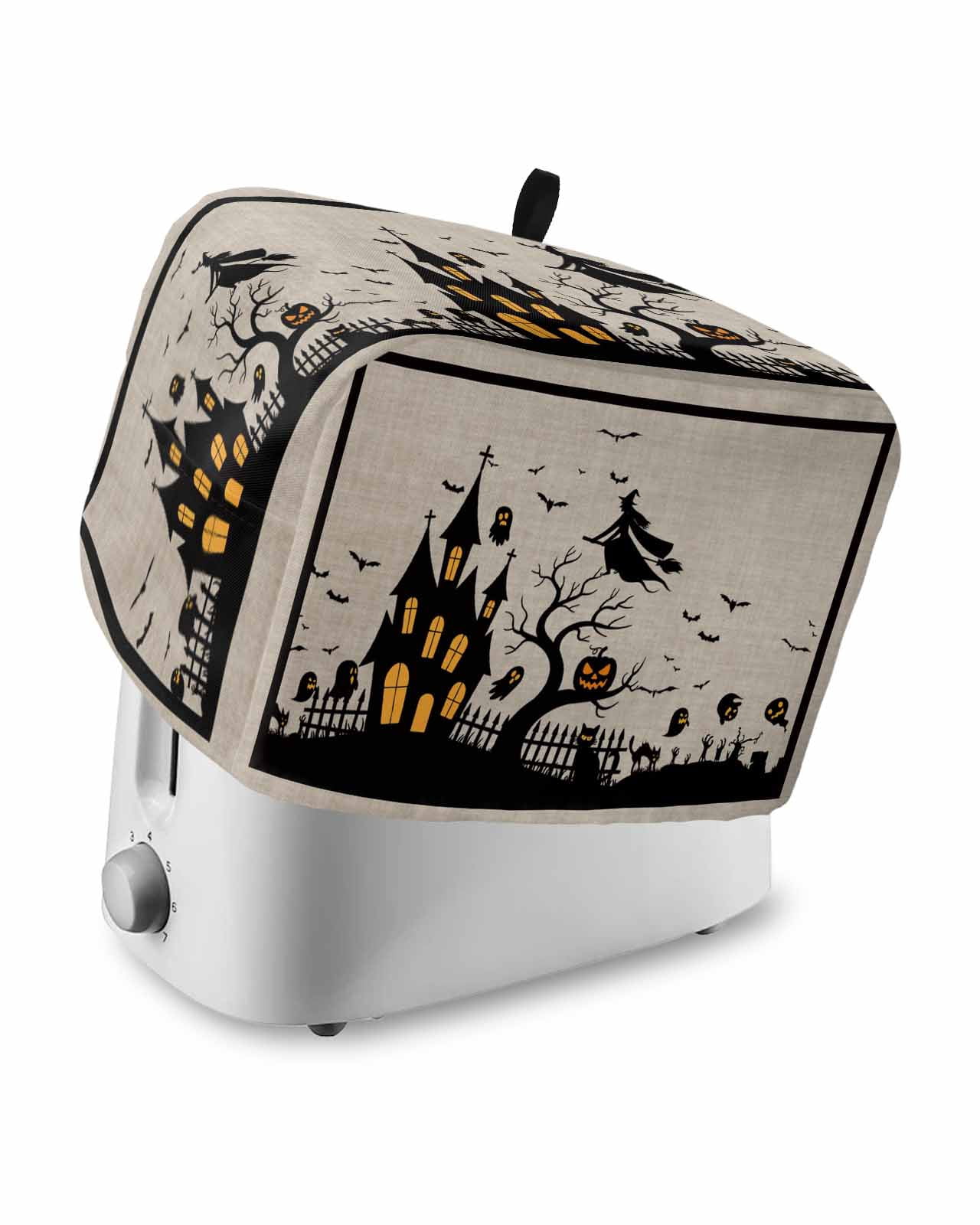 Halloween Small Toaster Cover 2 Slice, Kitchen Appliance Covers, Black ...