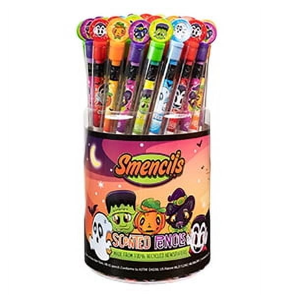 Halloween Smencils Cylinder - HB #2 Scented Smelly Pencils, 50 Count ...