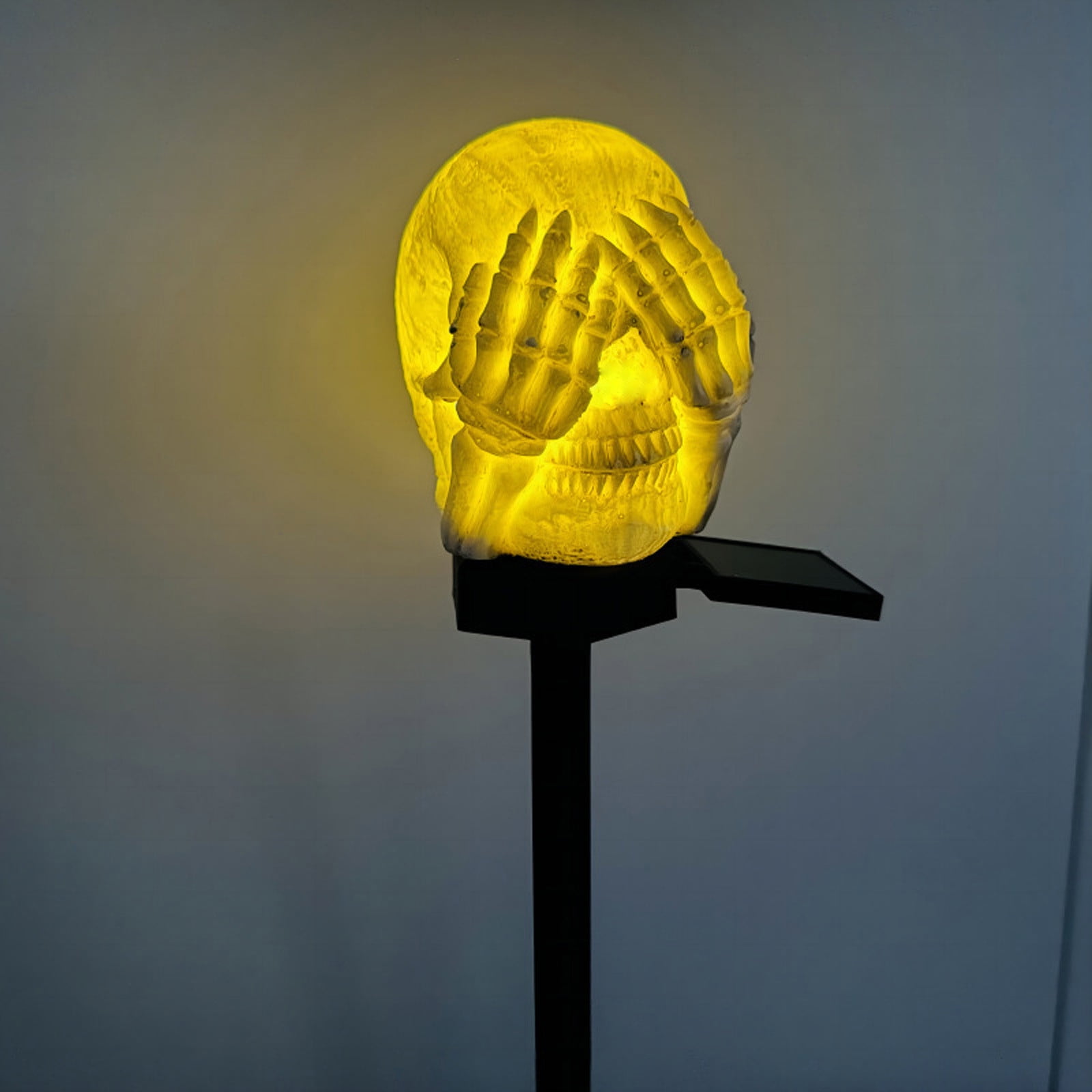 Halloween Solar Pathway Lights - Solar Halloween Skull Stake Lights ...