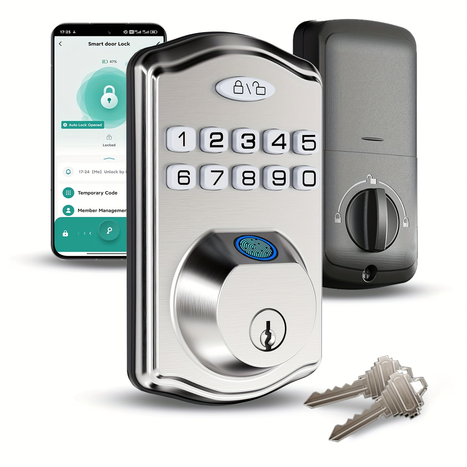 Halloween Special Offer! Smart Door Lock - 100 Code Anti-Peek ...