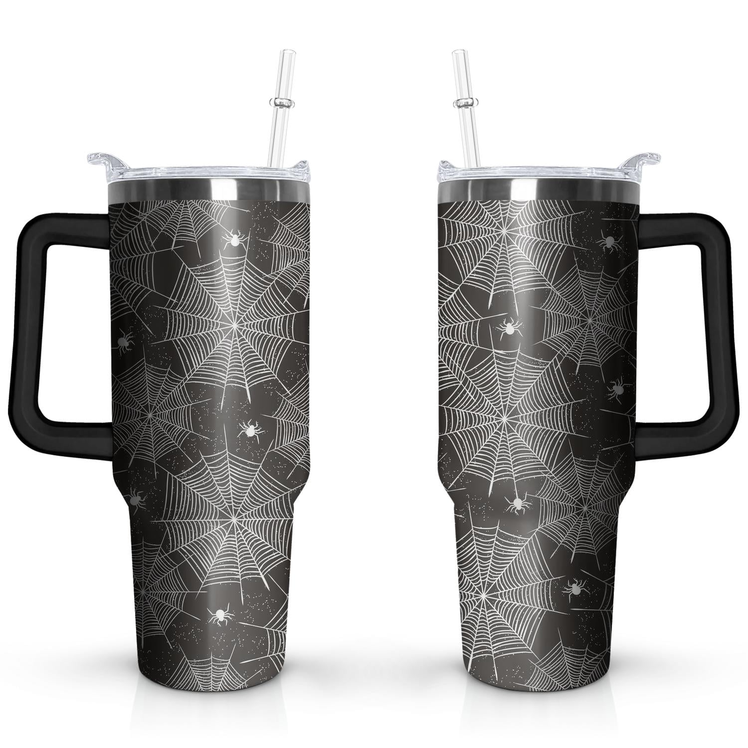Halloween Spider 40 OZ Tumbler Cup with Lid and Straw Gifts for Mom ...