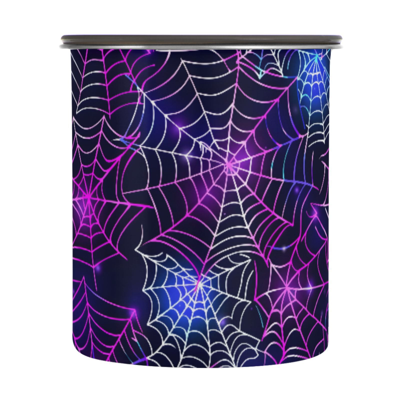 Halloween Spider Colorful Airtight Coffee Bean Canister 30oz Food ...